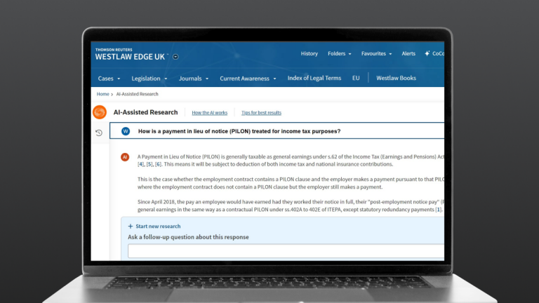 Features - Westlaw Edge UK | India | Thomson Reuters