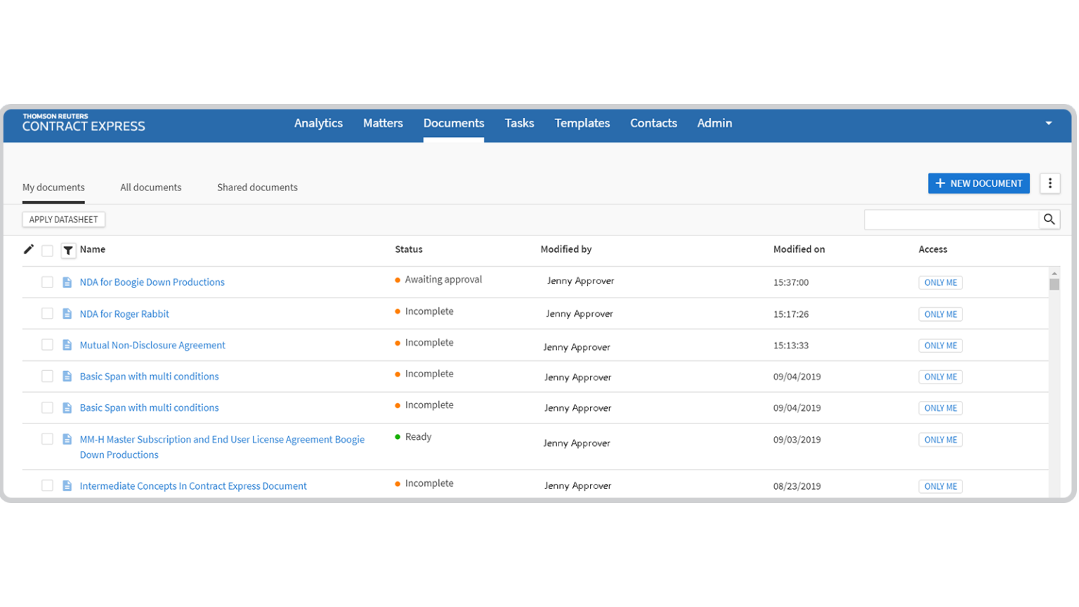 Contract Express | Legal document automation software | India | Thomson ...